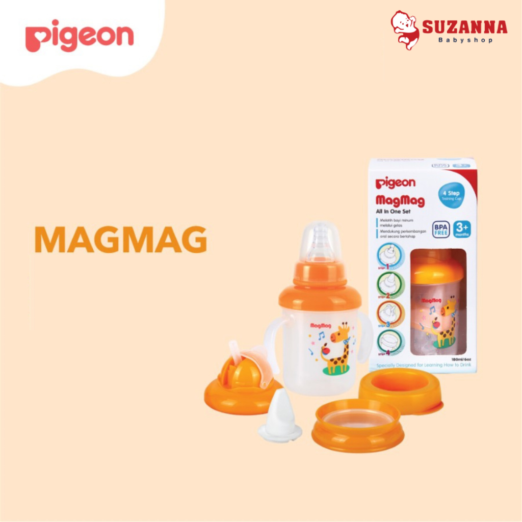Jual PIGEON MagMag Training Cup / Mag Mag Gelas Minum | Shopee Indonesia