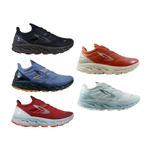 Jual Sepatu Lari Trail Running 910 YUZA EVO Merah Hitam Abu Hijau Biru ...