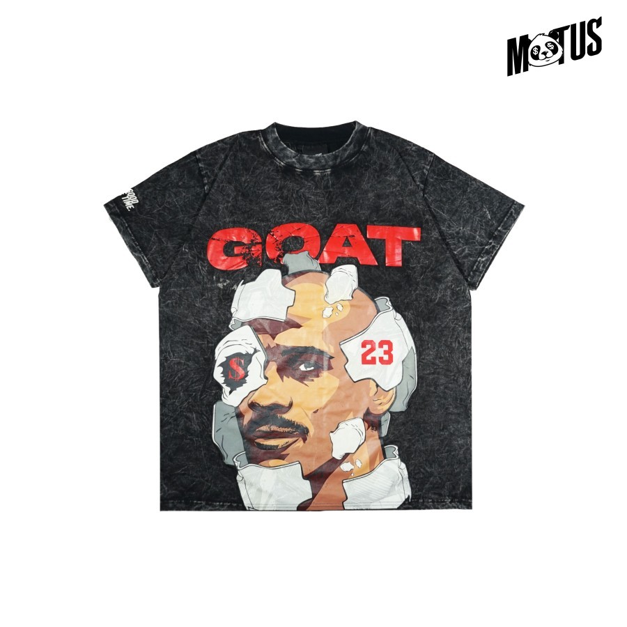 Jual THE GOAT MICHAEL JORDAN CRACKED HEAD WASHED TEE - MOTUS INDONESIA ...