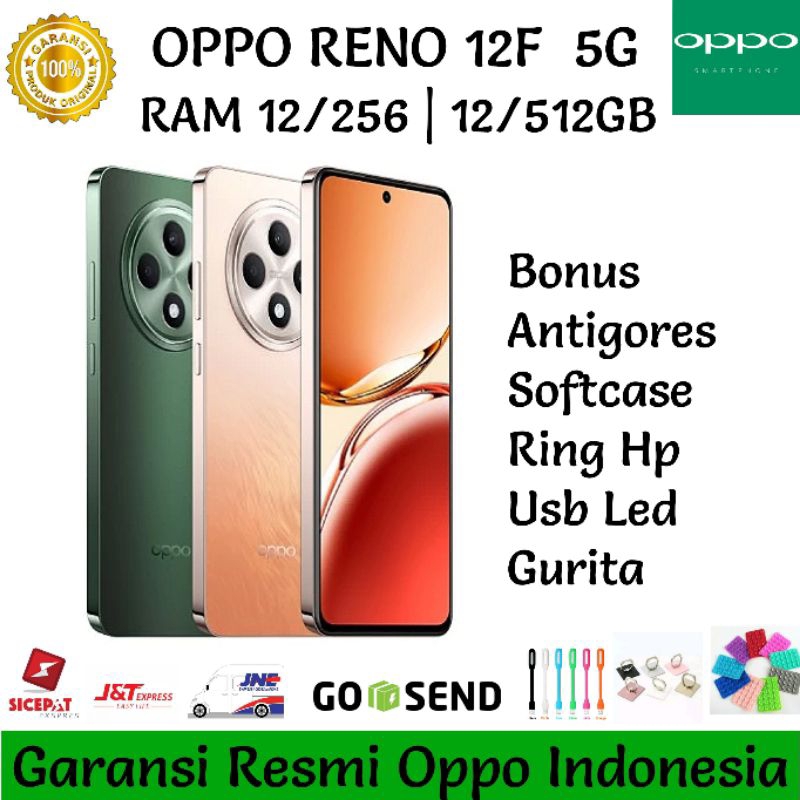 Jual OPPO RENO 12F 5G 12/256GB | 12/512GB GARANSI RESMI OPPO | Shopee ...