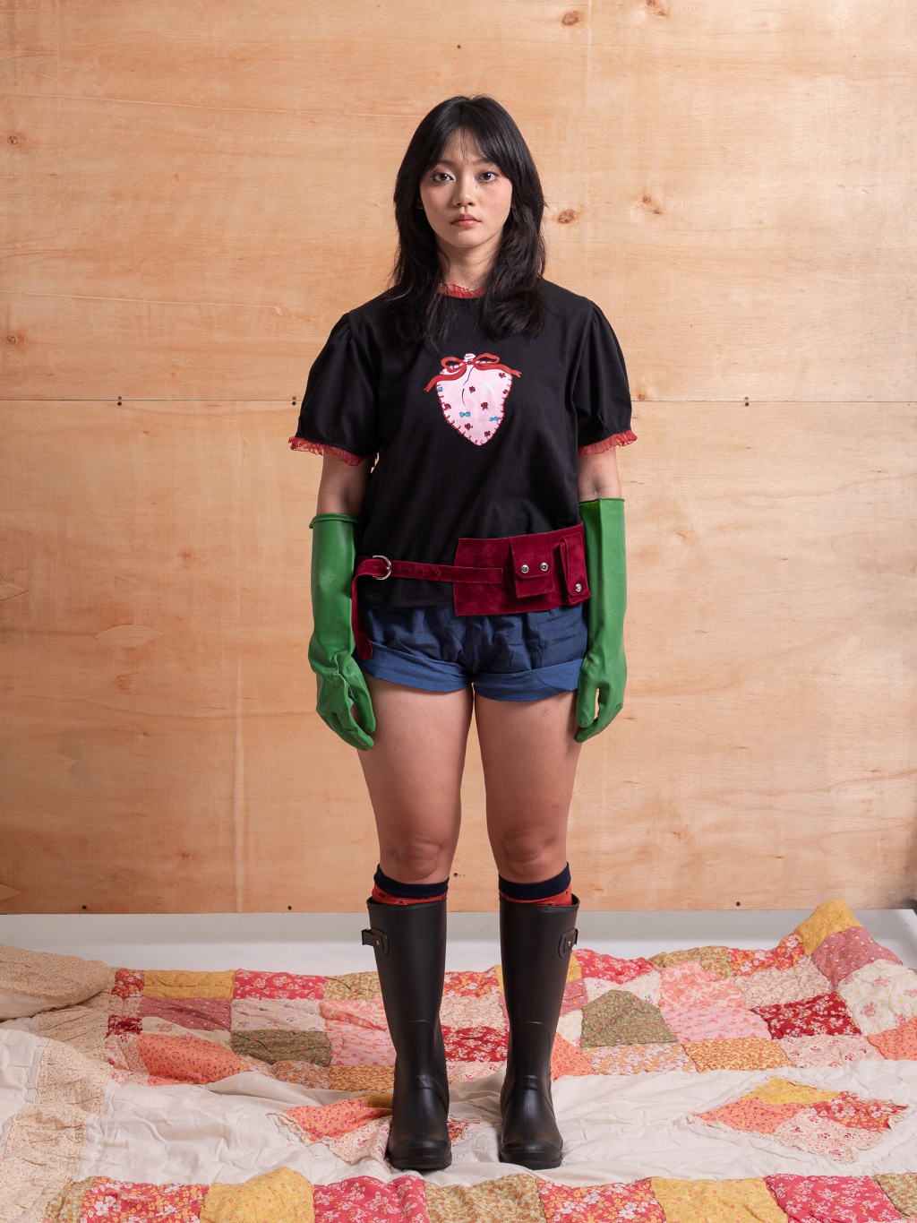 Jual Hintuturo - Petal & Pulse Semi Crop Tee | Shopee Indonesia