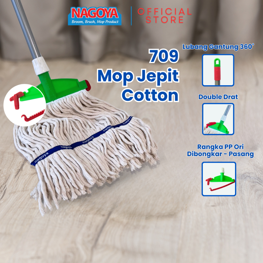 Jual NAGOYA Mop Pel Cotton Jepit | Shopee Indonesia