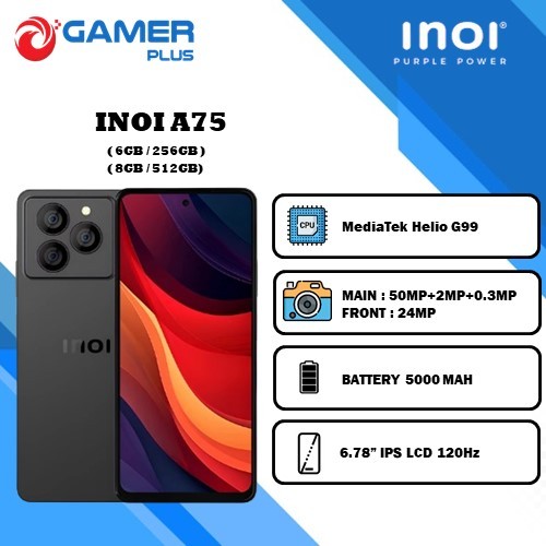 Jual INOI A75 Elegance 6-8/128-512GB | All Day Battery Life 5000 mAh ...