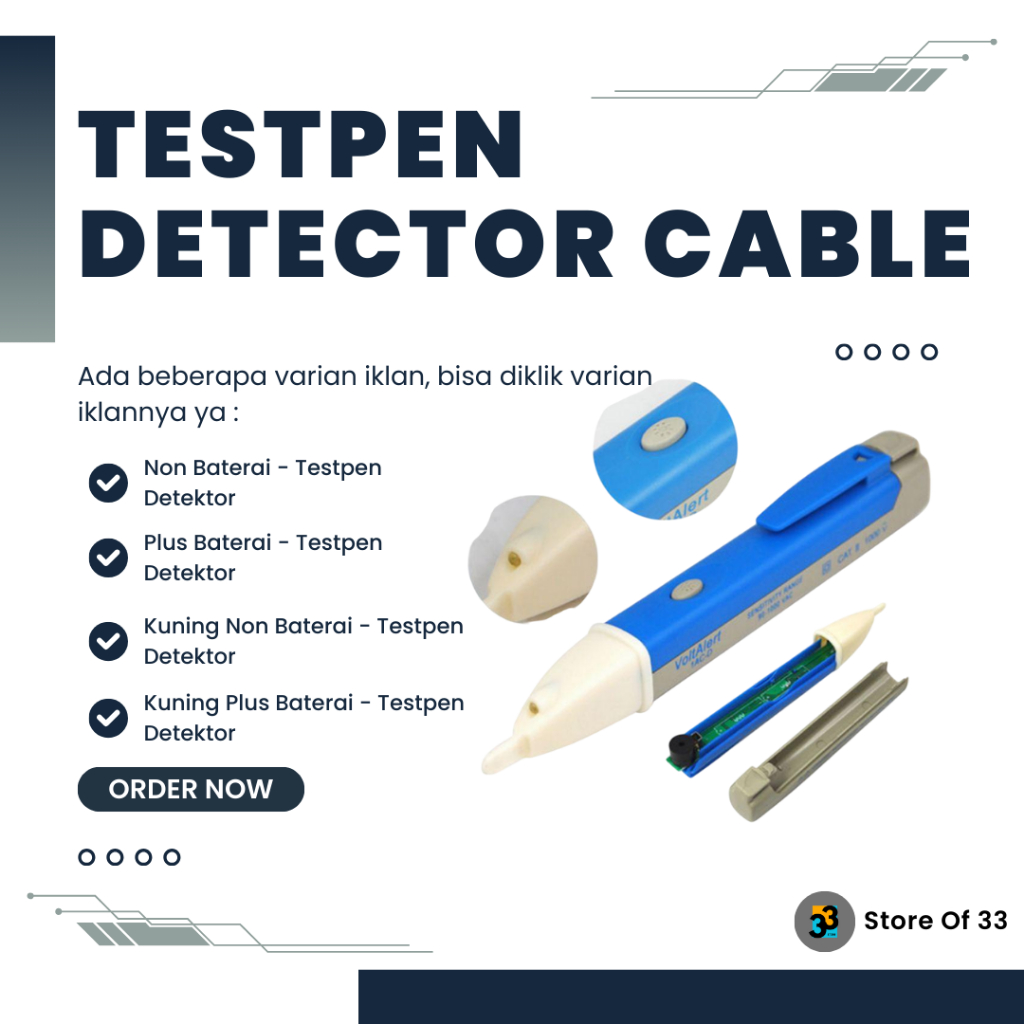 Jual Tespen Listrik Cek Kabel Putus Otomatis Bunyi / Alat Deteksi ...