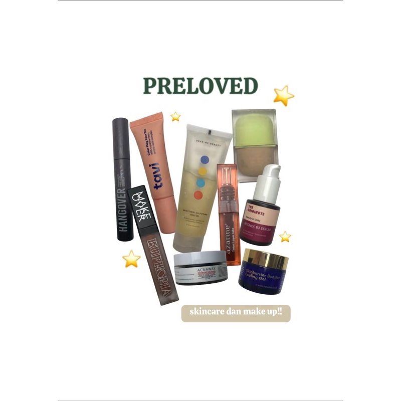 Jual PRELOVED SKINCARE DAN MAKEUP | Shopee Indonesia