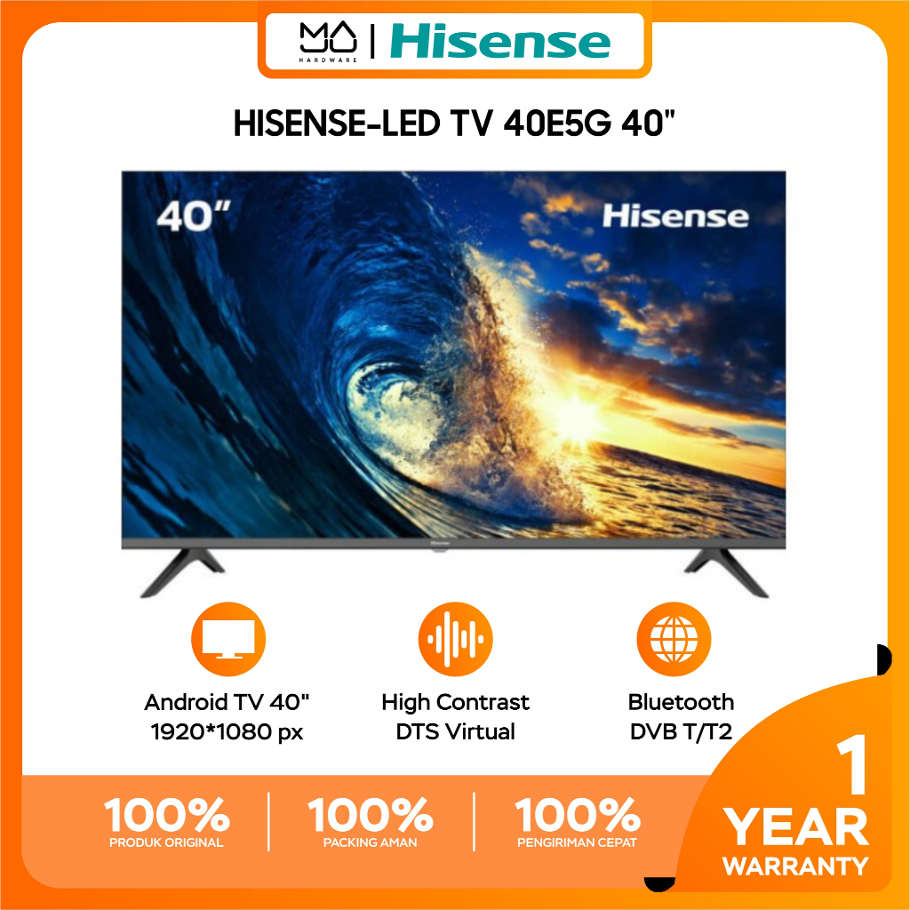 Jual Hisense LED Smart TV 40E5G 40 Inch-Garansi Resmi | Shopee Indonesia