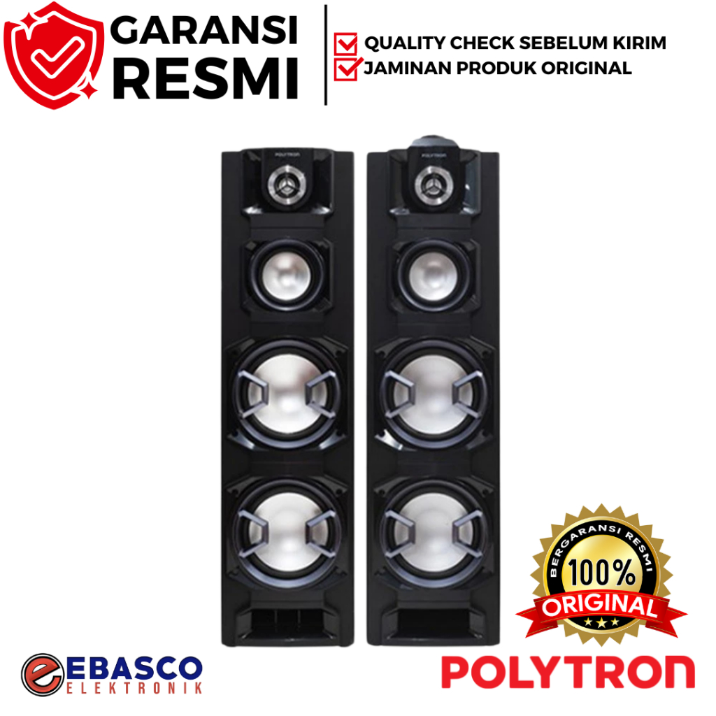 Jual POLYTRON Speaker Aktif PAS 8EF22 - Double Woofer Bluetooth 8 inch ...