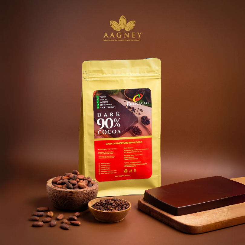 Jual Couverture Dark 90% Cocoa 1 kg - Aagney Cocoa | Shopee Indonesia
