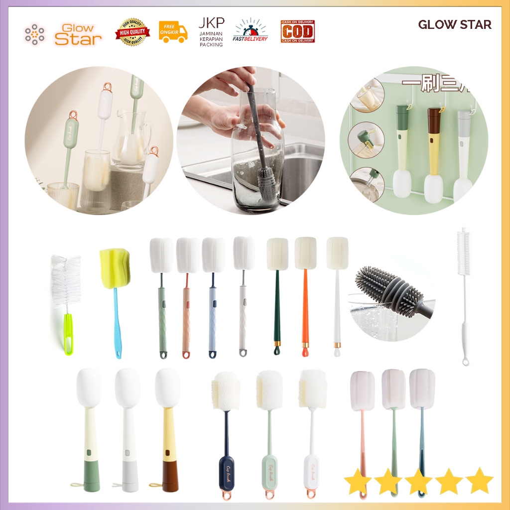 Jual Gosokan Pembersih botol susu Gelas Sikat dan Peralatan Makan Bayi ...