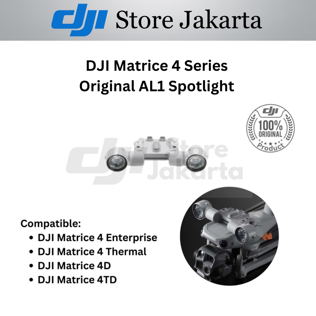 Jual DJI AL1 Spotlight DJI Matrice 4 Series Lampu Sorot Senter Drone ...