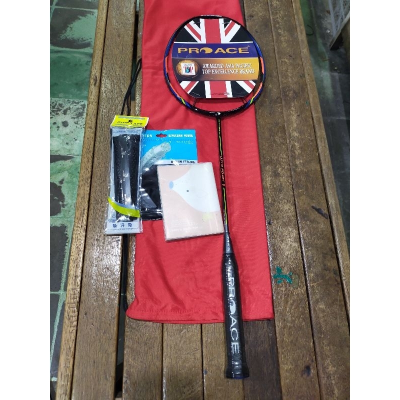 Jual Raket Badminton Pro Ace Ultra Power 1 ORG Original Full Set ...