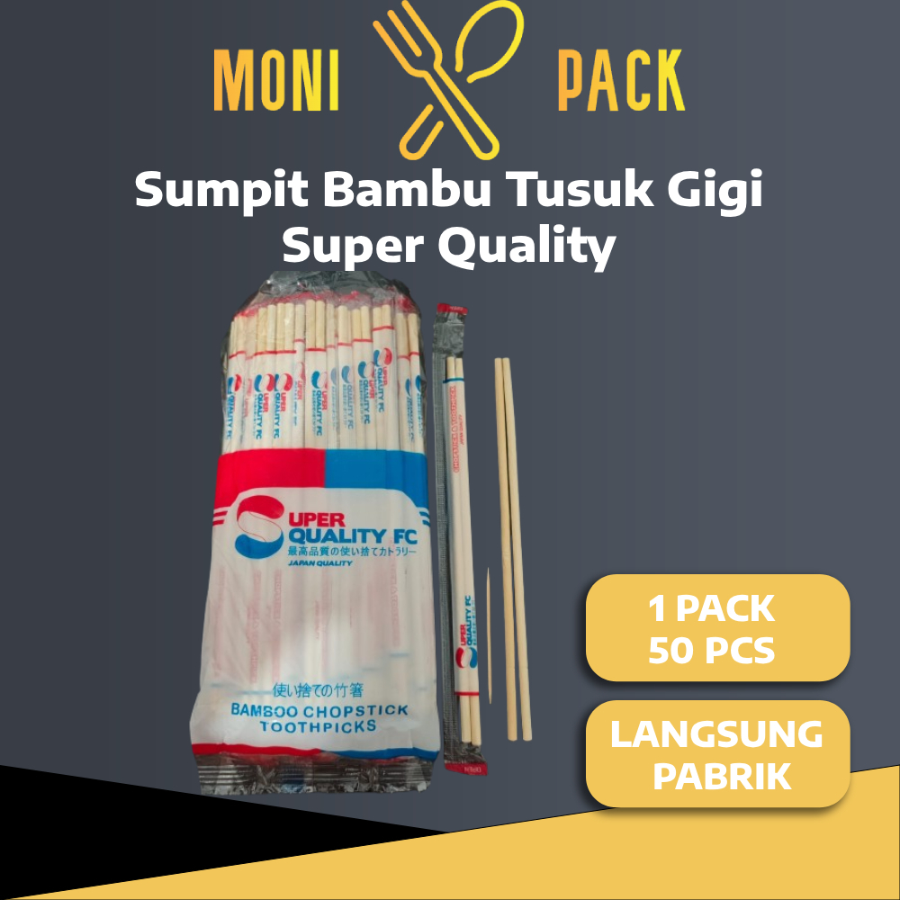 Jual Sumpit Bambu Steril + Tusuk Gigi Merk Super / Libra / Ion / Koala ...