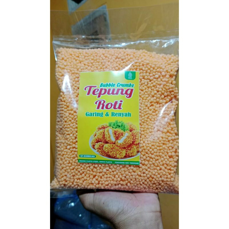 Jual paket 1kg bubble crumb nuget/tepung roti bulat/bubble breadcrumb ...