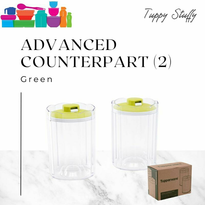 Jual Advanced Counterpart 1.3L (2) Hijau Cantik Toples Bening Toples Sultan Kristal Aestetik ...