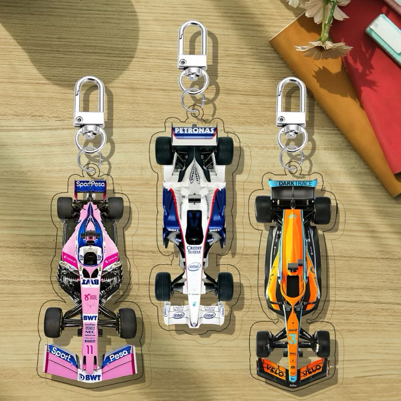 Jual F1 CAR Keychain | Gantungan Kunci Mobil F1 UV Printed 2 Sisi on ...