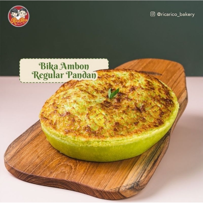 Jual Rica Rico Bika Ambon Reguler Pandan (18cm) | Shopee Indonesia