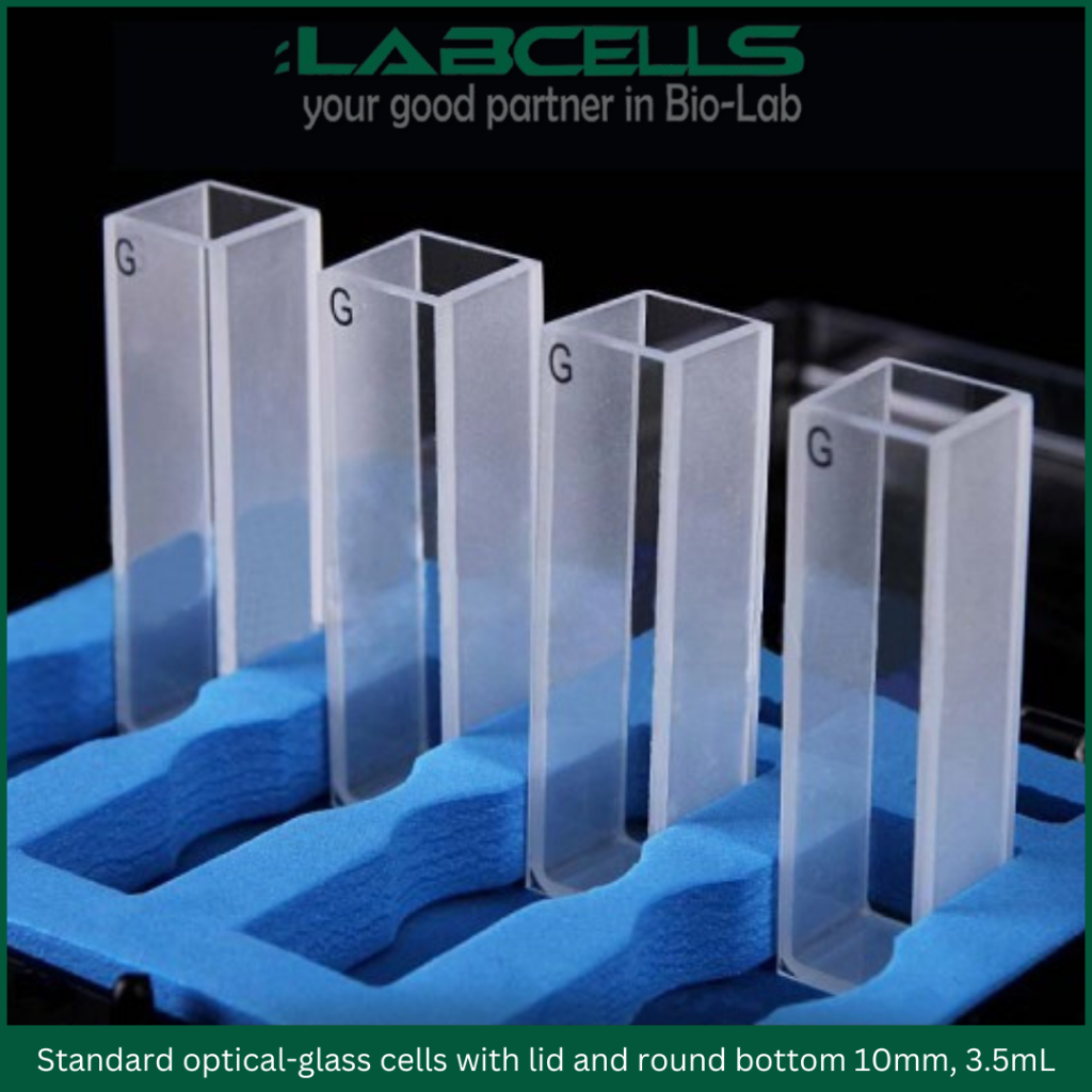 Jual Standard spectrophotometer optical-glass cuvettes with lid and ...