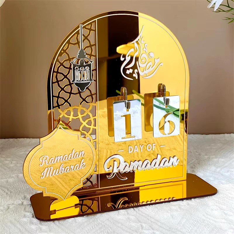 Jual kalender akrilik perpaduan emas | Shopee Indonesia
