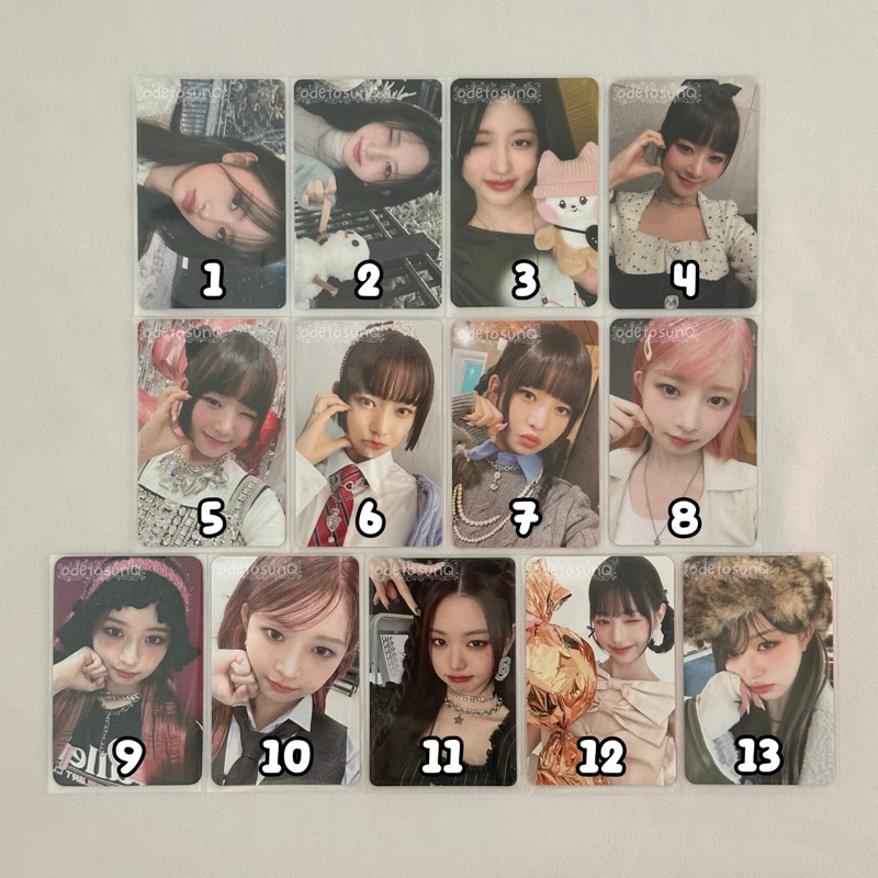 Jual !! read description !! photocard ive yujin gaeul rei wonyoung emphaty minive eleven love ...