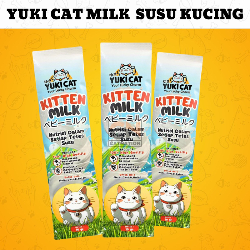 Jual YUKI CAT MILK - Susu Bayi Kucing Susu Anak Kucing Susu Kitten ...