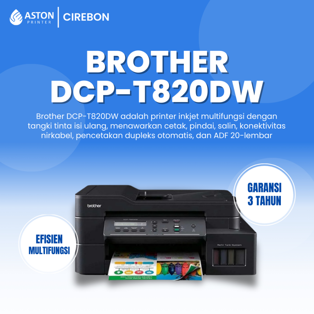 Jual Printer Brother DCP-T820DW - Printer All-in-One Wireless ADF ...