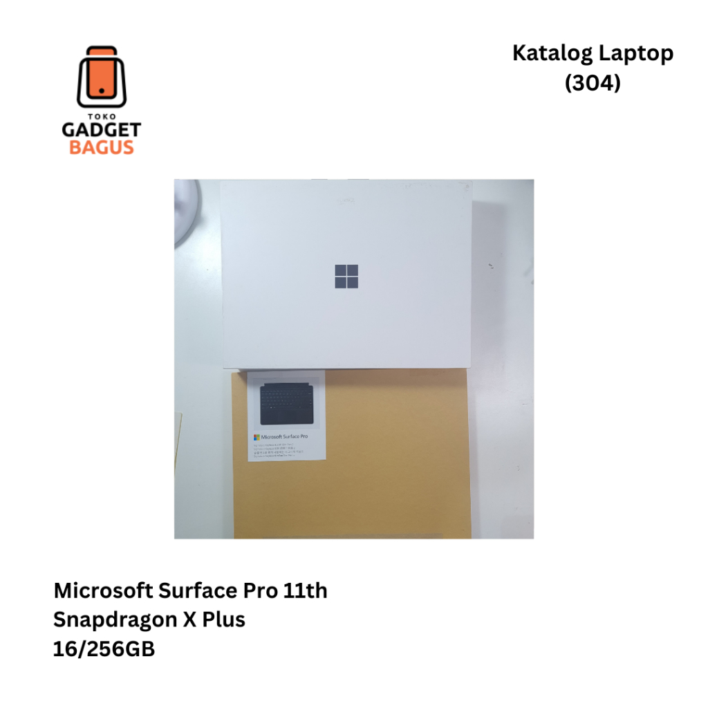 Jual 304 - Microsoft Tablet 2 in 1 Surface Pro 11th Edition Snapdragon ...