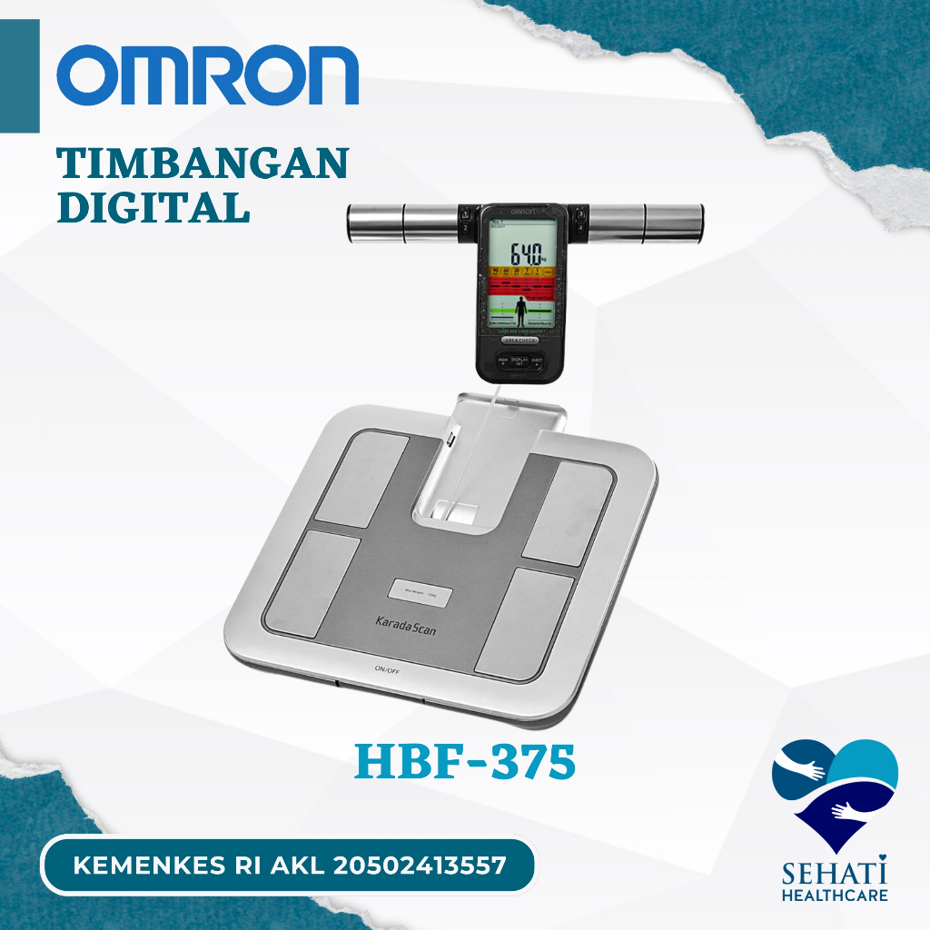 Jual Omron Karada Scan Timbangan Berat Badan Lemak Tubuh Digital Body ...