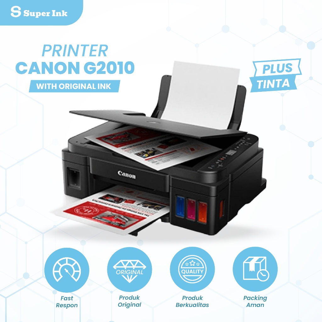 Jual Printer CANON Pixma G2010 All In One Print Scan Copy Garansi Resmi ...