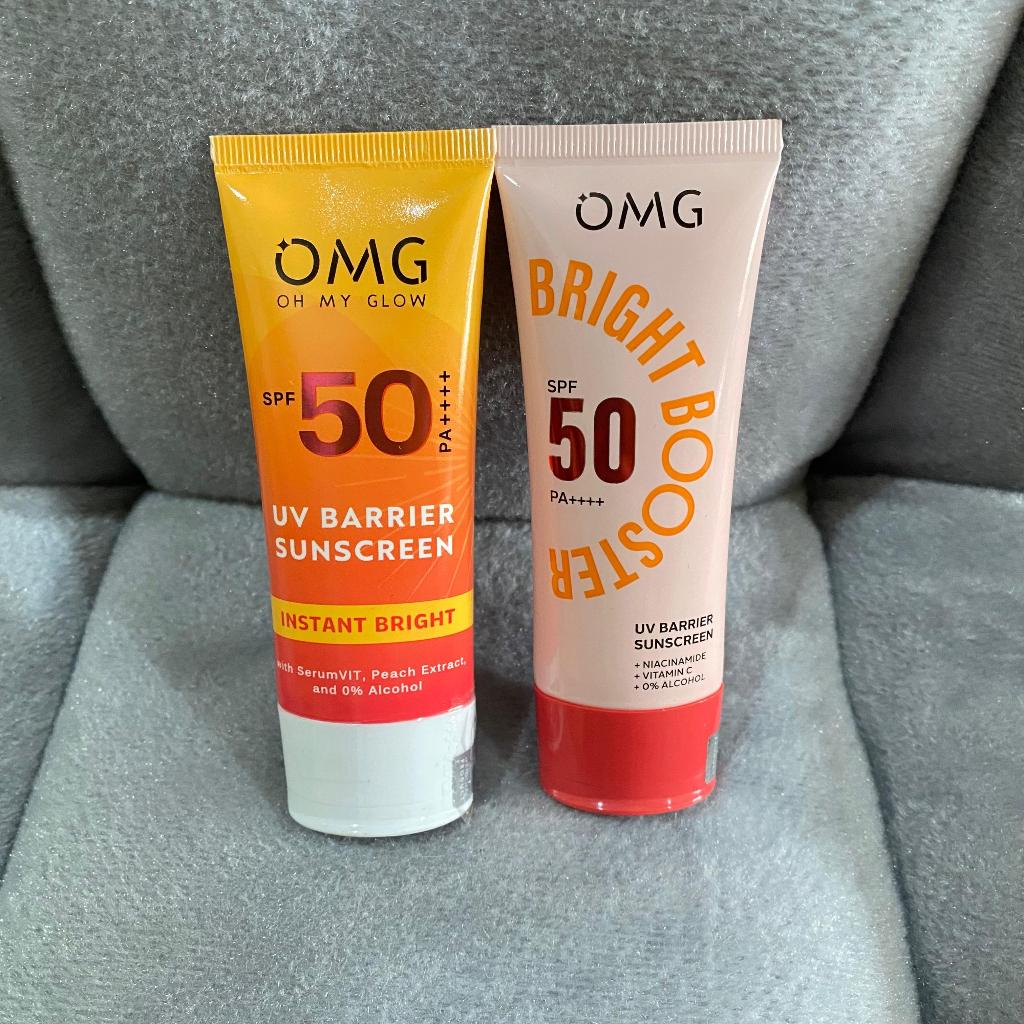 Jual OMG Oh My Glow Bright Booster UV Barrier Sunscreen SPF 50 PA ...