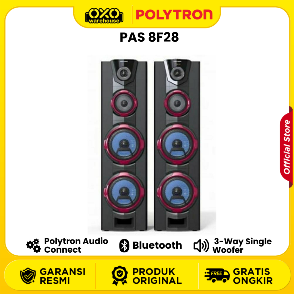 Jual POLYTRON Speaker Aktif PAS 8F28 L Bluetooth Connection Low Watt ...