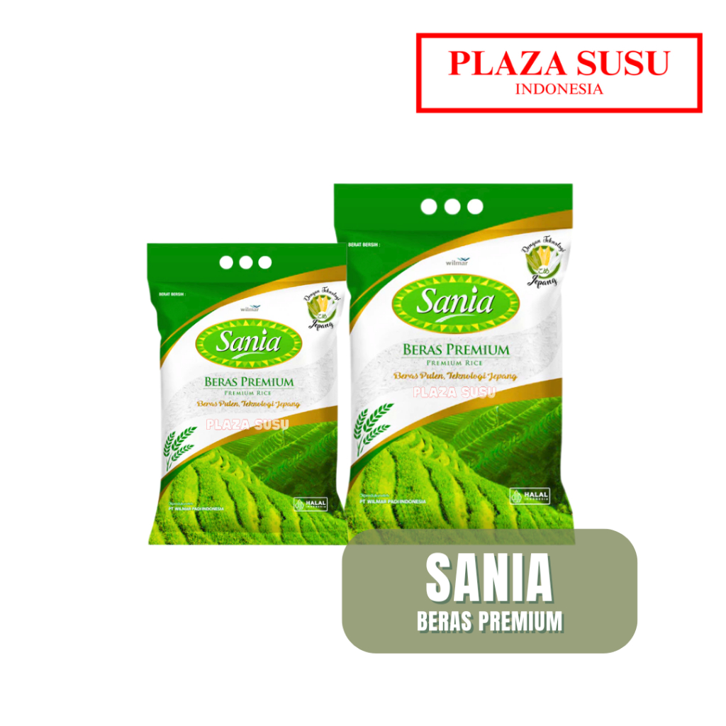Jual BERAS PUTIH PREMIUM SANIA RICE ISI 5KG 10KG | Shopee Indonesia