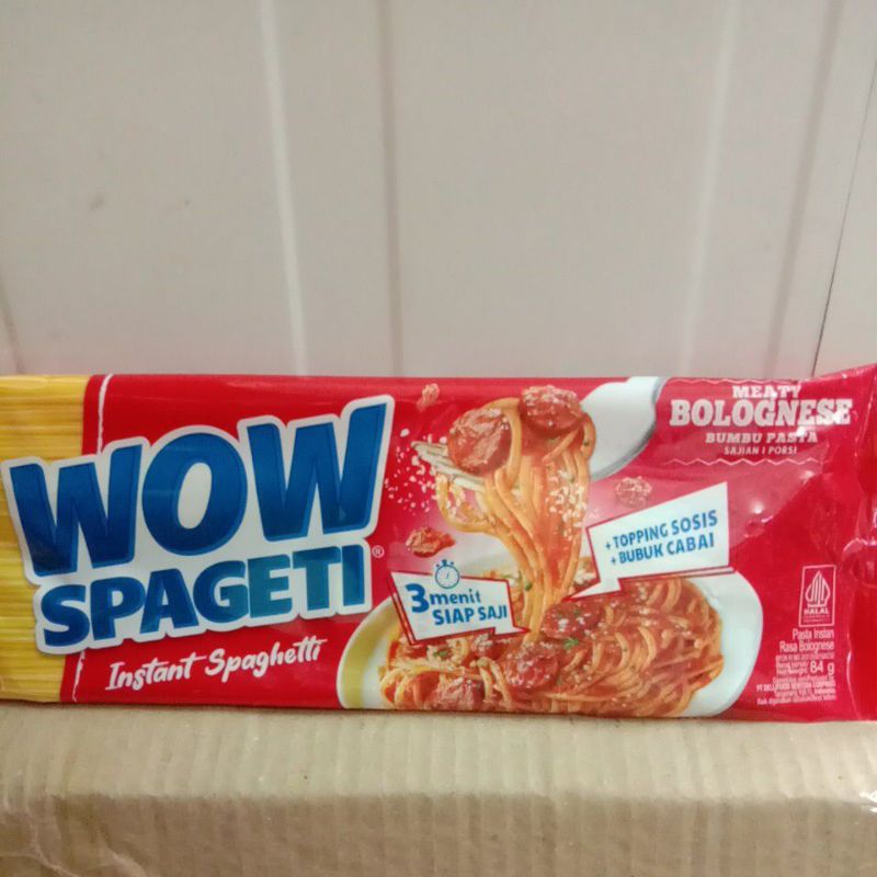 Jual Wow Spaghetti Bolognese 84gr | Shopee Indonesia