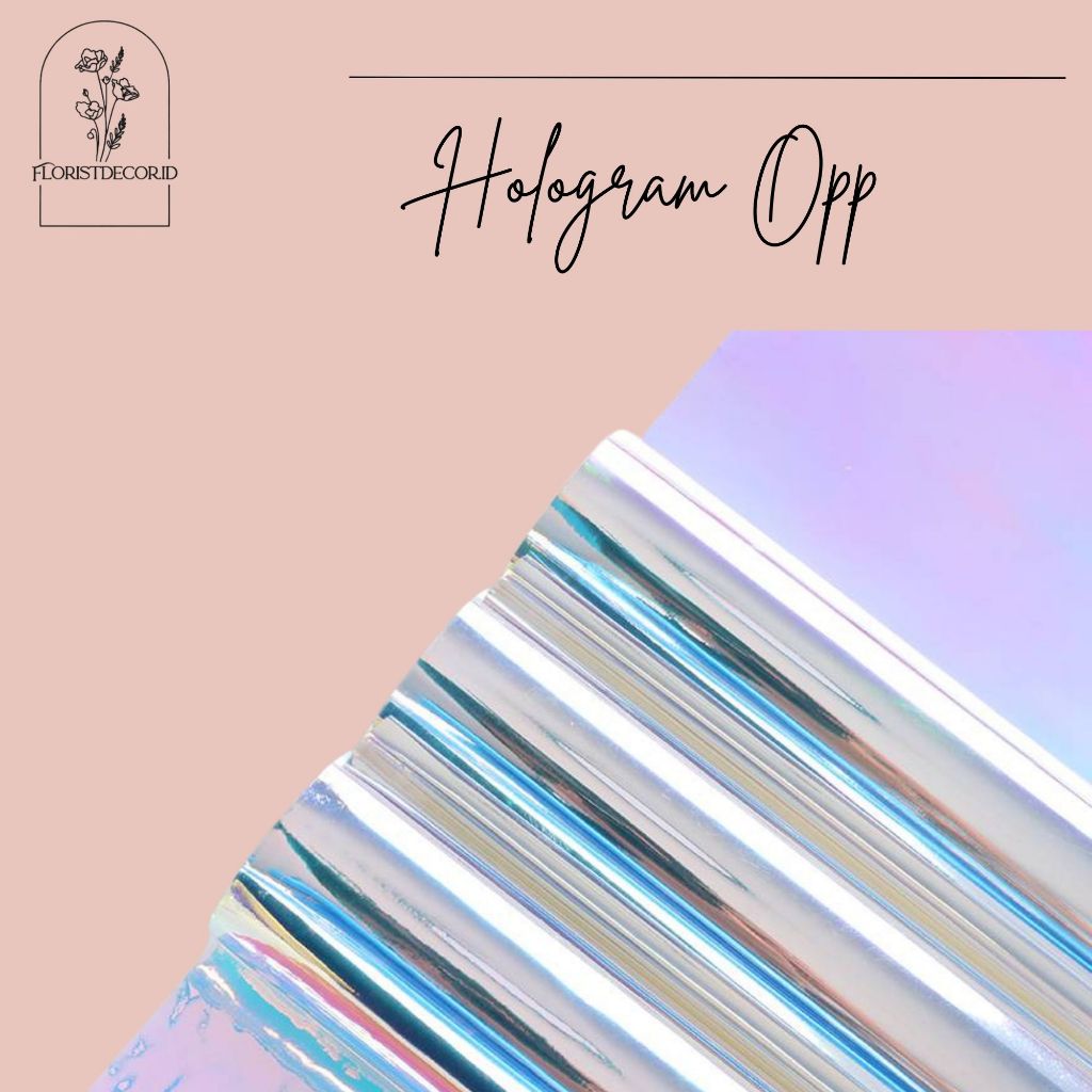 Jual (SW) ECER TERMURAH HOLOGRAM WRAPPING PAPER (58 X 58 CM) - Kertas ...