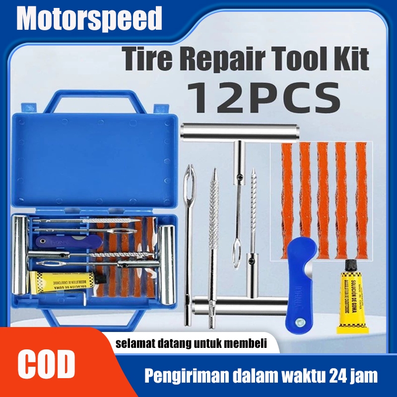 Jual Motorspeed Kit Perbaikan Ban Mobil, Alat Perbaikan Darurat Ban ...