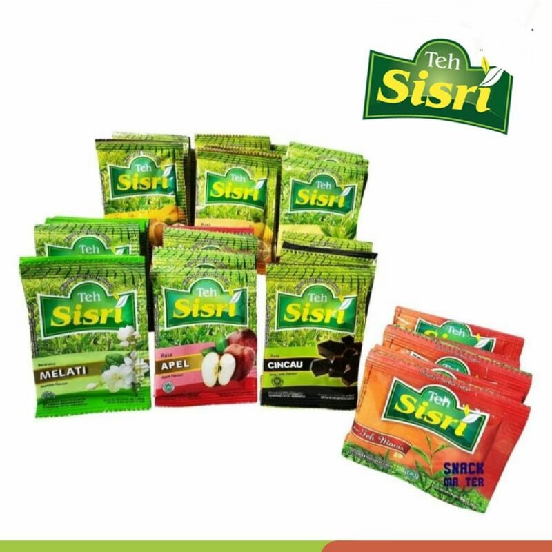 Jual TEH SISRI TEA JUS melati gula batu lemon madu apel (1 Renceng isi ...