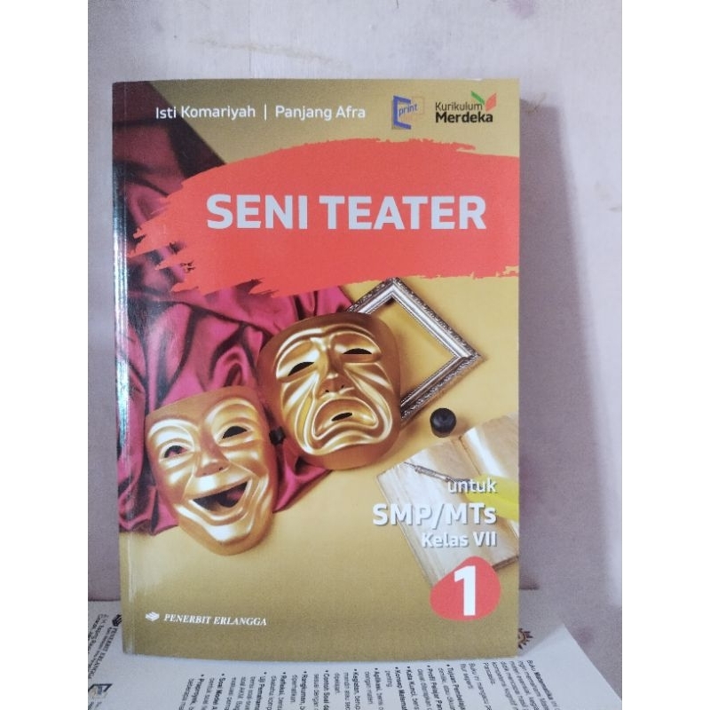 Jual buku seni teater kelas 7/VII/1 smp mts erlangga kurikulum merdeka | Shopee Indonesia