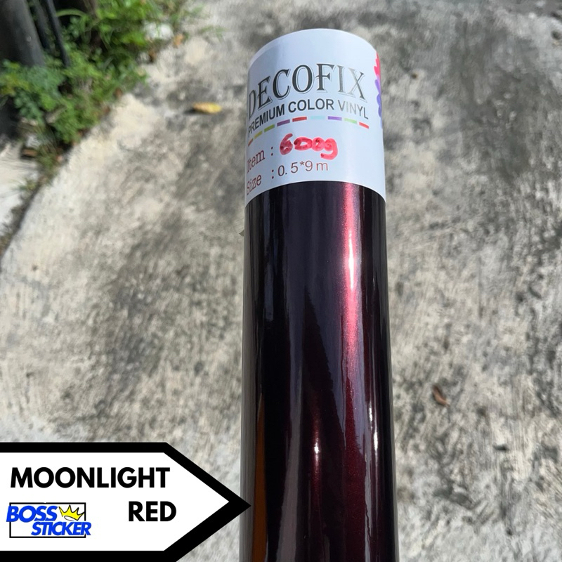 Jual Sticker Moonlight Red - Stiker Hitam Lembayung Merah - Skotlet ...