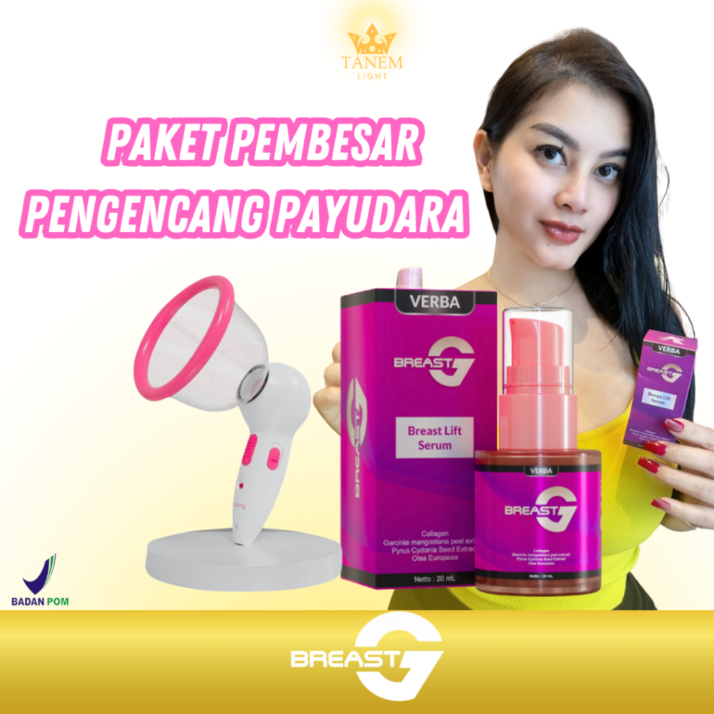 Jual Alat Vakum Pembesar Payudara Elektrik Breast G Serum Pembesar ...