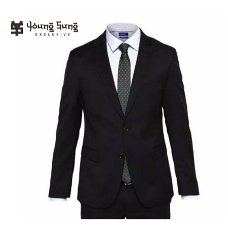 Jual Youngsung Exclusive - Jas Pria Hitam Slim Fit | Shopee Indonesia
