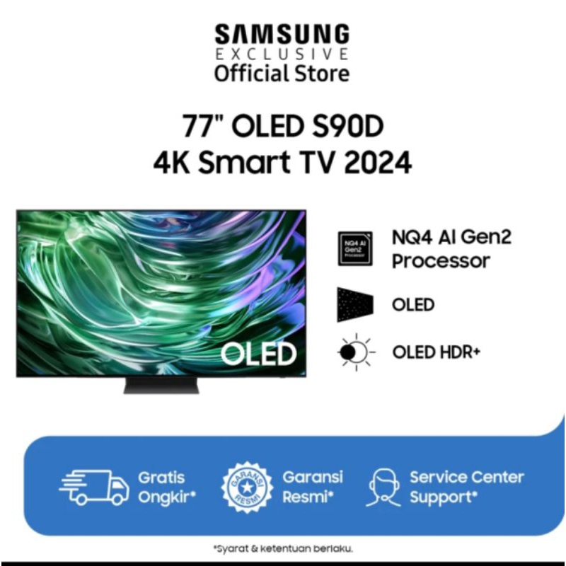 Jual Samsung OLED 77S90D Smart TV 77 inch 4K HDR+ 144Hz QA77S90D ...