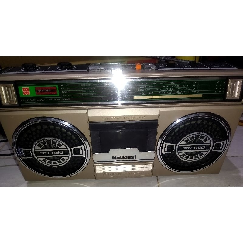 Jual radio FM tape kaset compo jadul full original normal mulus th 1985 ...