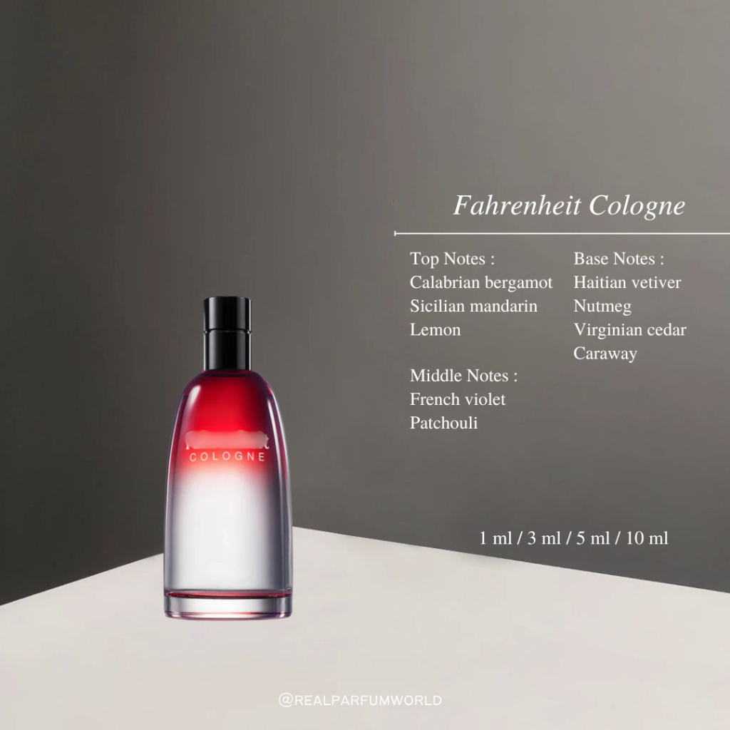 Jual REAL PARFUM WORLD - Decant Parfum Fahren*eit Cologne for Men ...