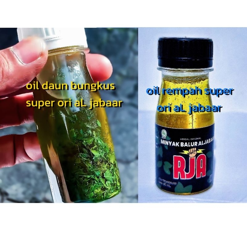 Jual oil ajaib - minyak daun bungkus vs minyak rempah super - original ...