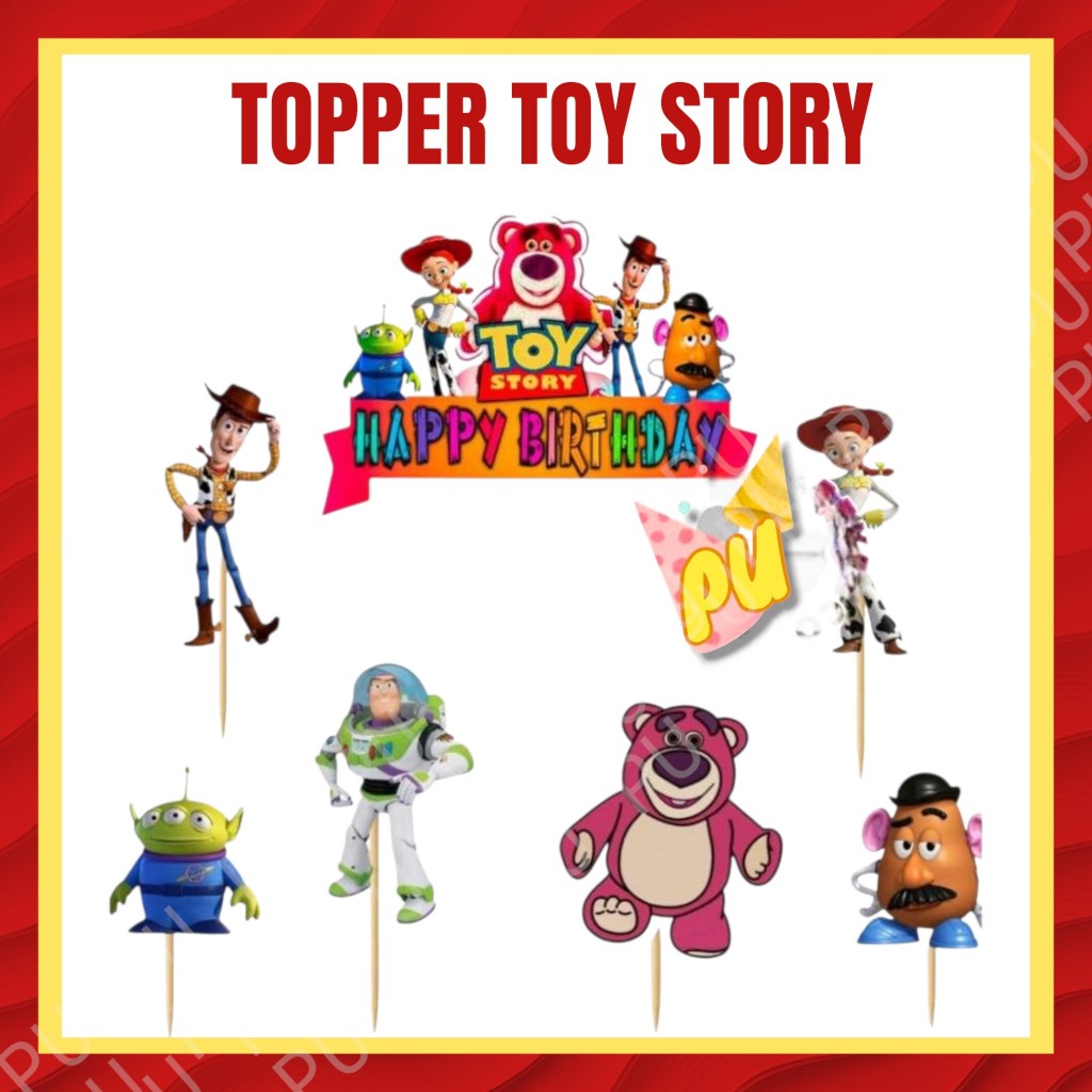 Jual Topper TOY STORY / Topper Kue Toy Story Lotso | Shopee Indonesia