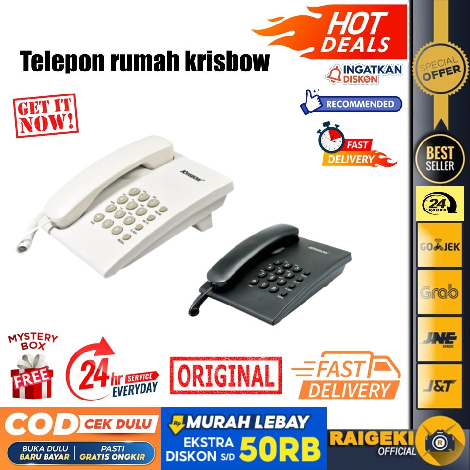Jual Telepon rumah krisbow | Shopee Indonesia