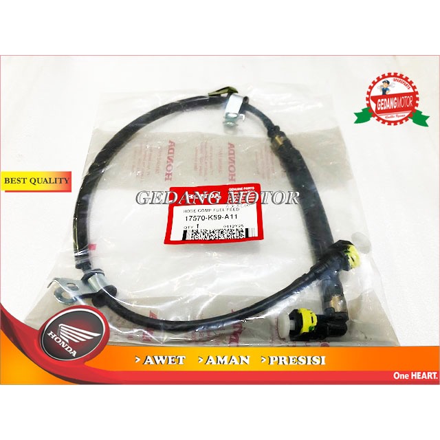 Jual HOSE COMP FUEL FEED SELANG BENSIN VARIO 150 ESP ORIGINAL AHM 17570 ...