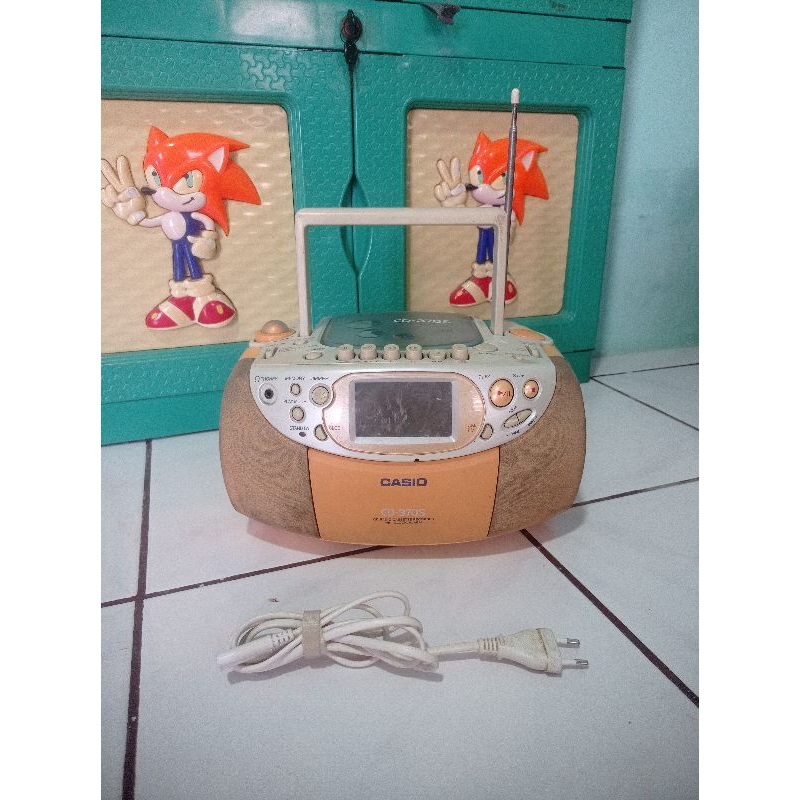 Jual Tape Compo Casio CD-370S,Tape Compo Casio Jadul,CD Radio Cassette ...