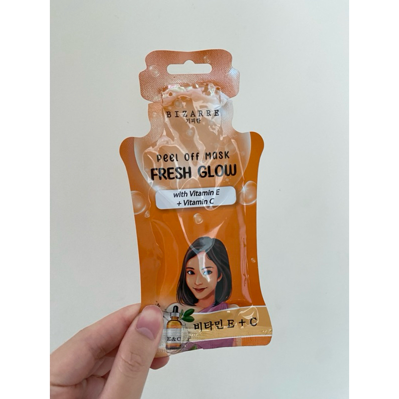 Jual Bizarre Masker Wajah Peel Off Mask Fresh Glow 15ml 1 sachet ...