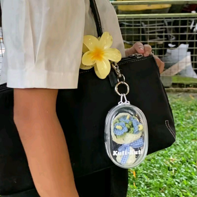 Jual ERITY.ID-Crochet mini bouquet - flower bouquet - bagcharm ...