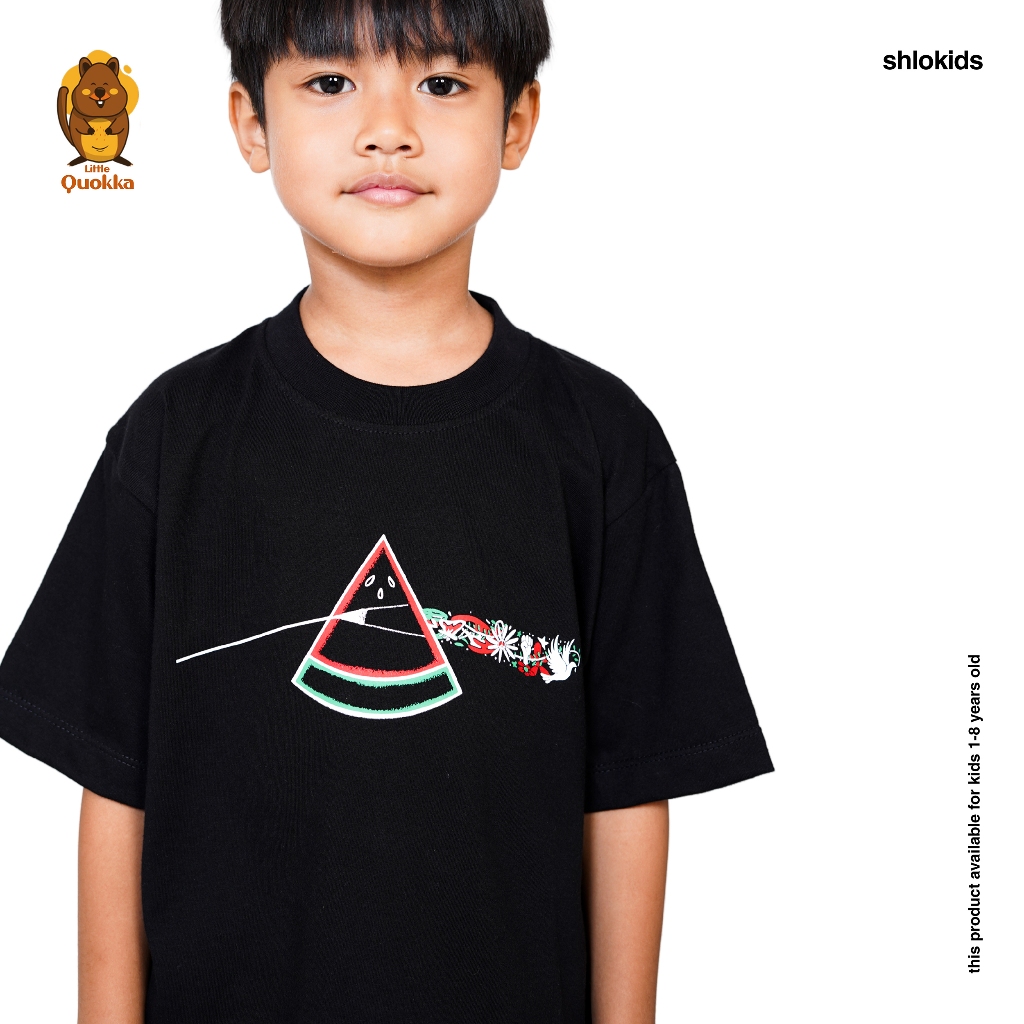 Jual SHLO KIDS x LITTLE QUOKKA Kaos anak Oversize Hitam - Palestine ...